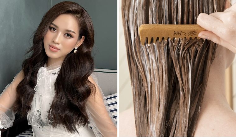 Hoa hậu Đỗ Thị Hà chia sẻ bí quyết chăm sóc tóc suôn mượt, nhanh mọc ...